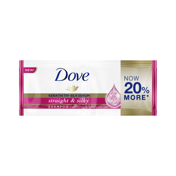 DOVE Shampoo Straight & Silky Sachet 12ml 1's price in the Philippines ...